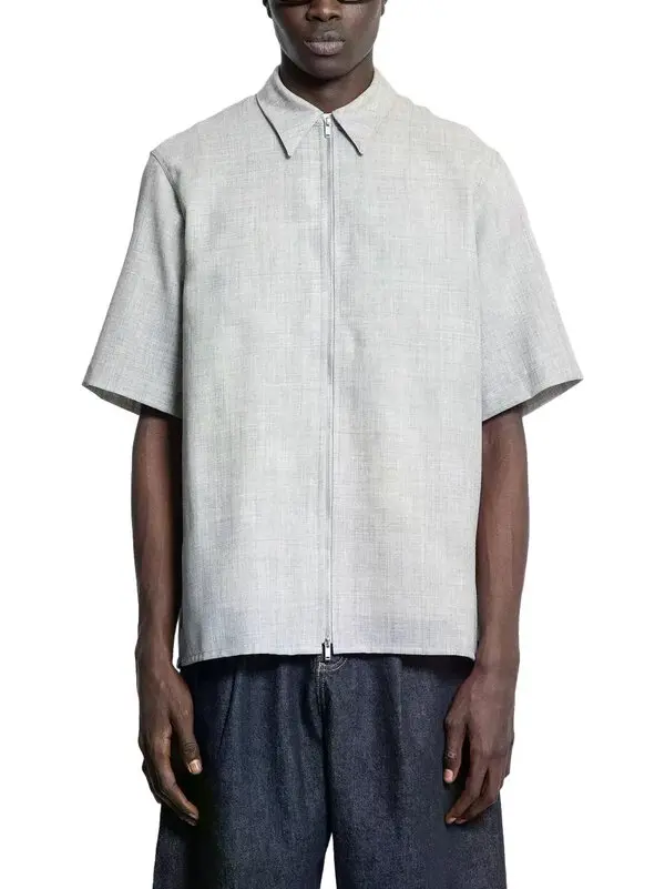 Studio Nicholson Zip Method Shirt - Grey
