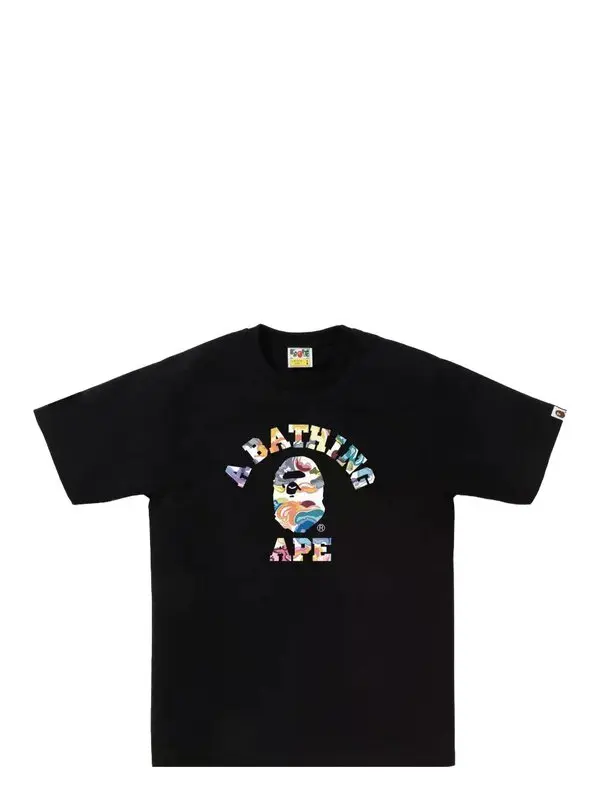 A BATHING APE Logo-graphic T-shirt - Black