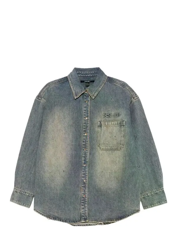 Ksubi Long-sleeve Denim Shirt - Blue