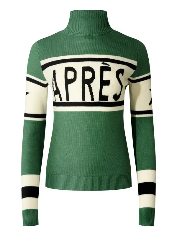 Perfect Moment Après Schild Merino Wool Sweater - Dark-green