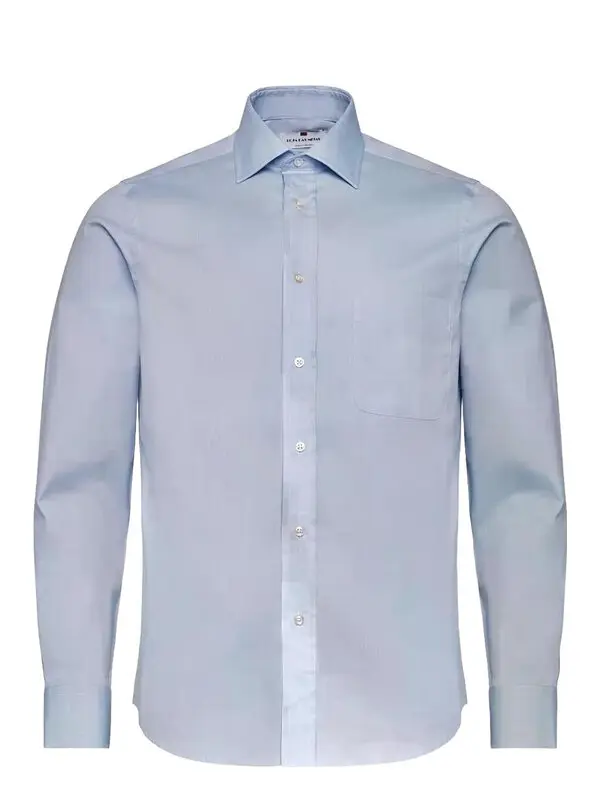 LOJA DAS MEIAS Cotton Shirt - Blue