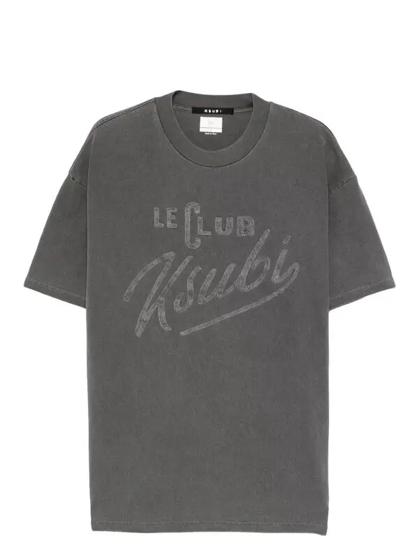 Ksubi Le Club Boyfriend Short-sleeve T-shirt - Grey