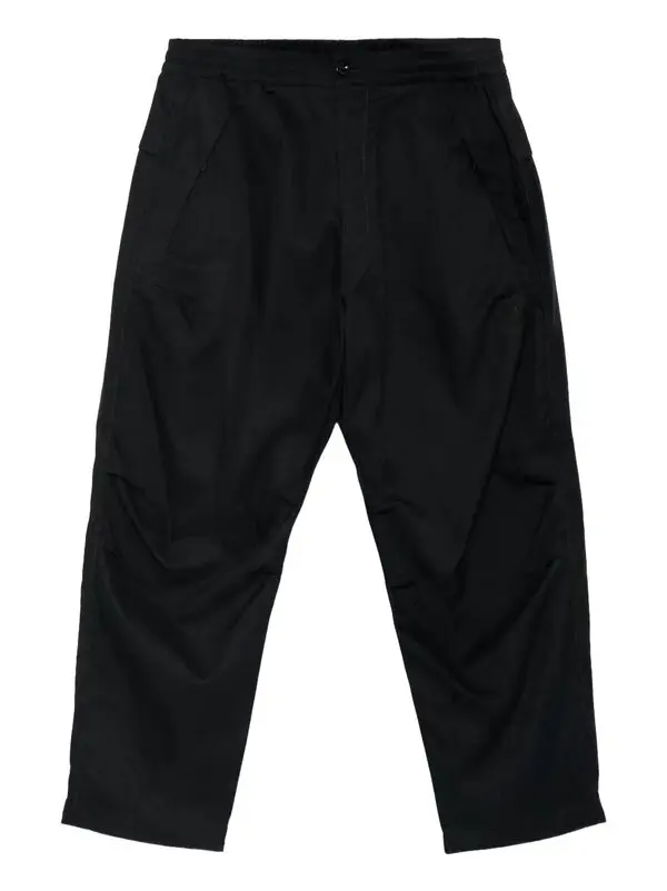 C.P. COMPANY Elasticated-waistband Trousers - Black