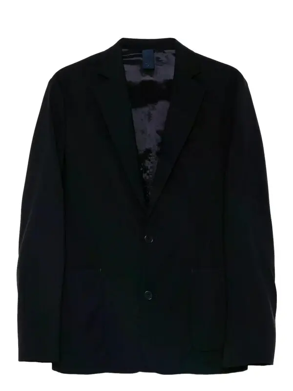 LESTRANGE Tropical Wool Blazer - Blue