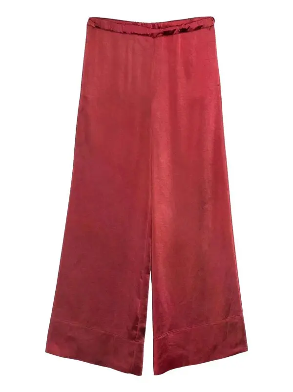 THE NINA STUDIO Elasticated-waistband Trousers - Red
