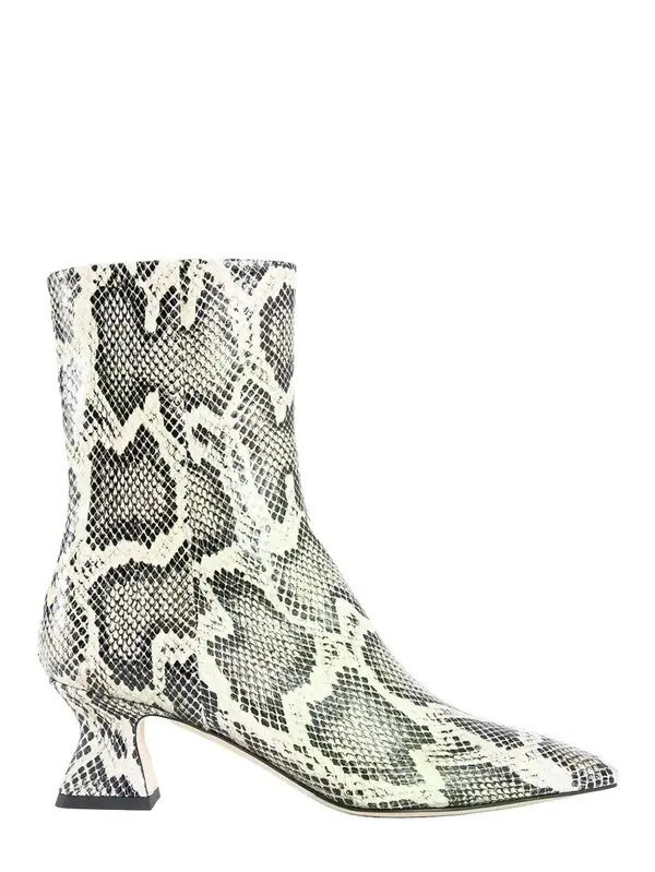 AeydĒ Regal Heel Patterned Boots - Neutrals