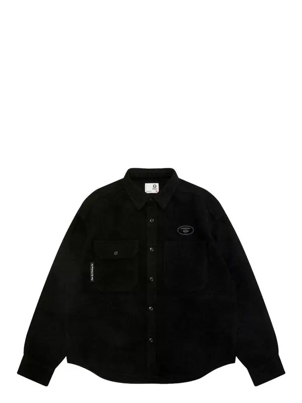 AAPE BY *A BATHING APE Pocket Logo Shirt - Black