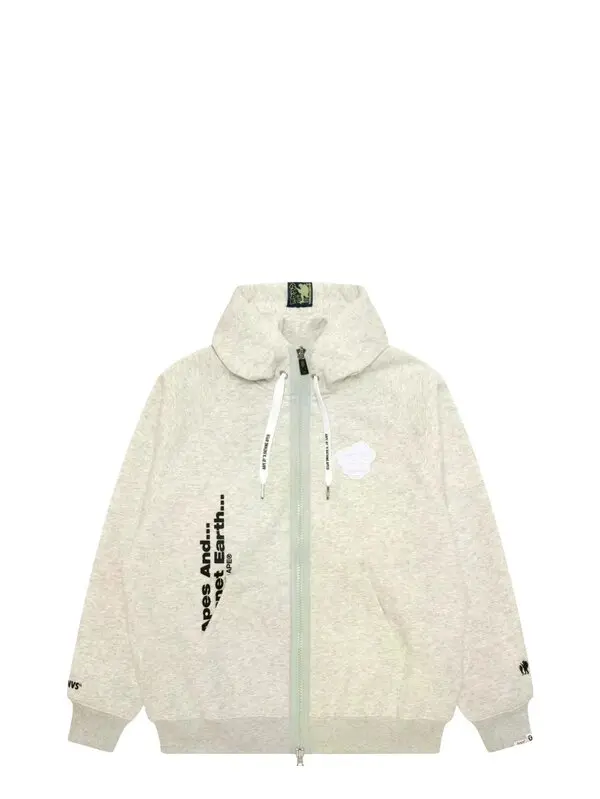 AAPE BY *A BATHING APE Zip-fastening Hoodie - Grey