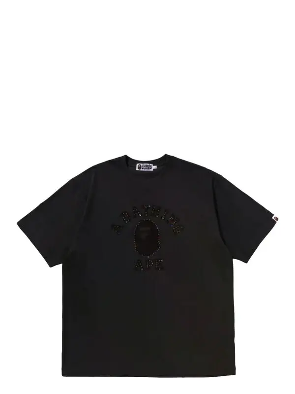 A BATHING APE Embellished T-shirt - Black