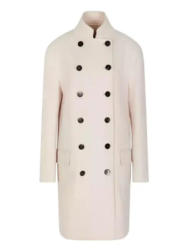 Giorgio Armani Double-breasted Coat - Neutrals