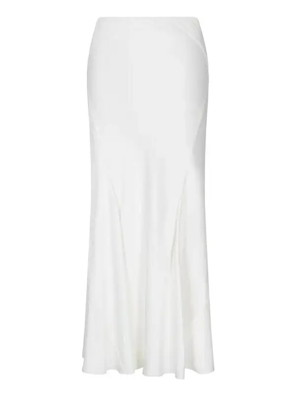 Giorgio Armani Panelled Midi Skirt - White