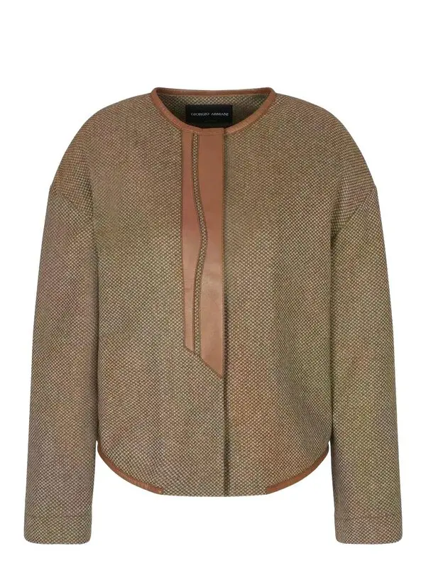 Giorgio Armani Long-sleeve Jacket - Brown