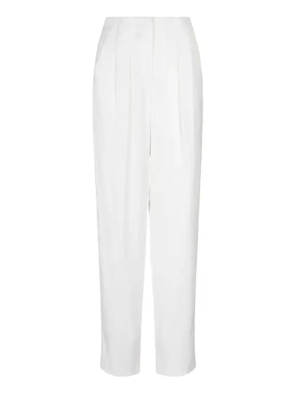 Giorgio Armani Button-fastening Trousers - White