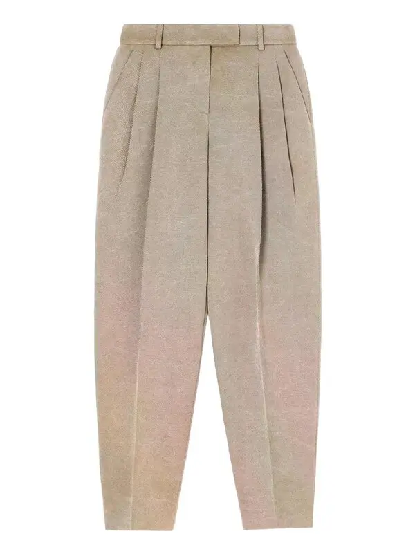 Giorgio Armani Double-pleat Trousers - Neutrals