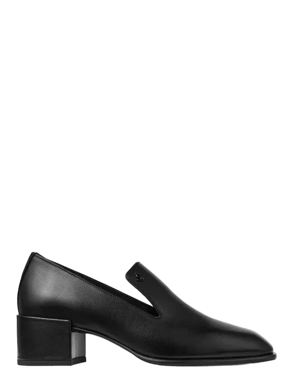 JIMMY CHOO 45mm Elliot Loafers - Black