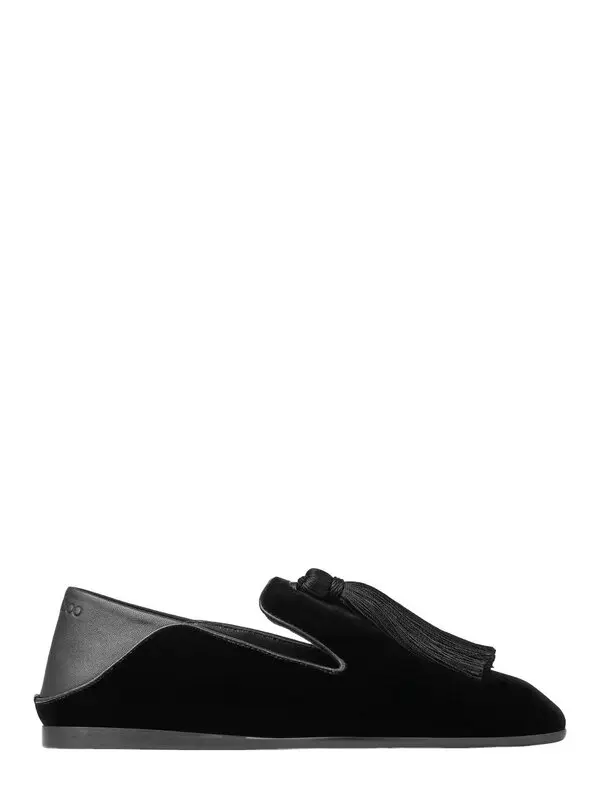 JIMMY CHOO Eliot Slippers - Black