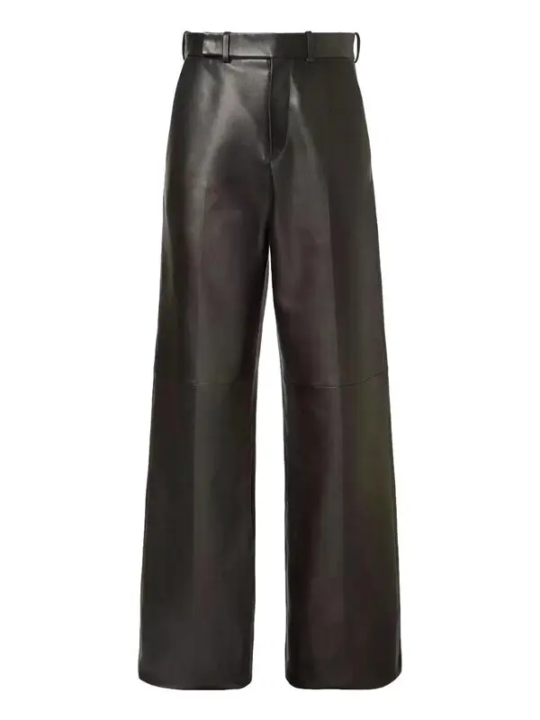 Fendi Lambskin Pants - Black
