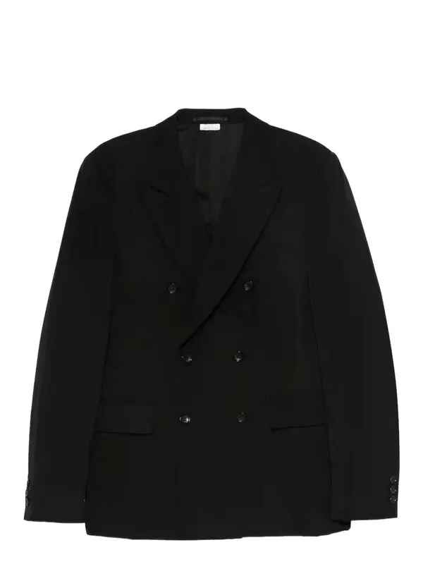 Comme Des Garçons Double-breasted Blazer - Black