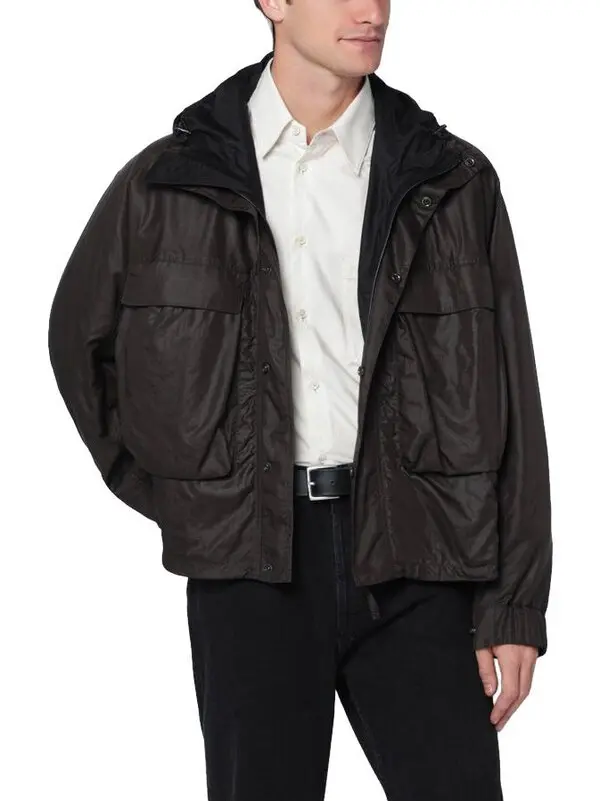 LEMAIRE Lightweight Nylon Jacket - Brown