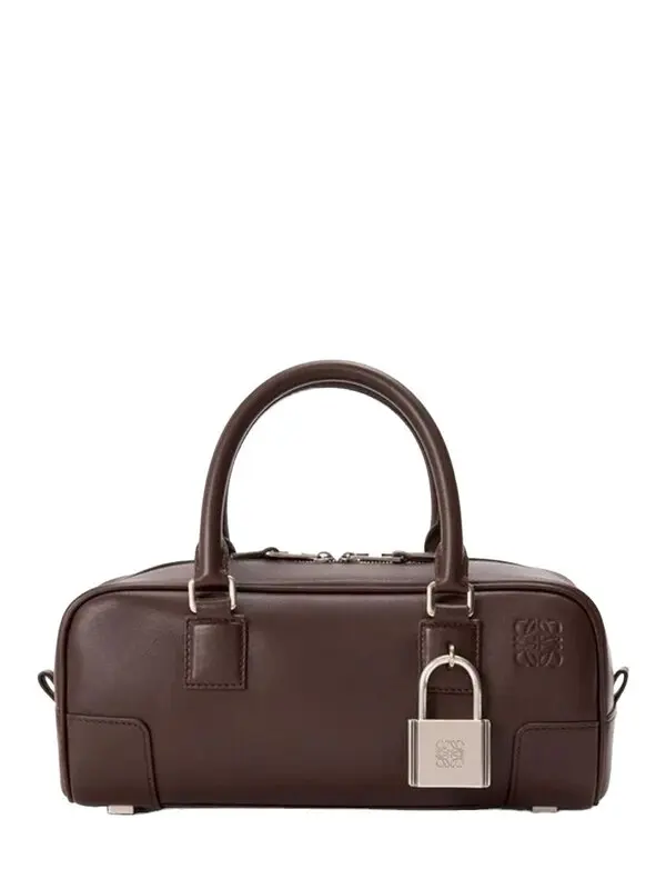 Loewe Amazona 23 Leather Handbag - Brown