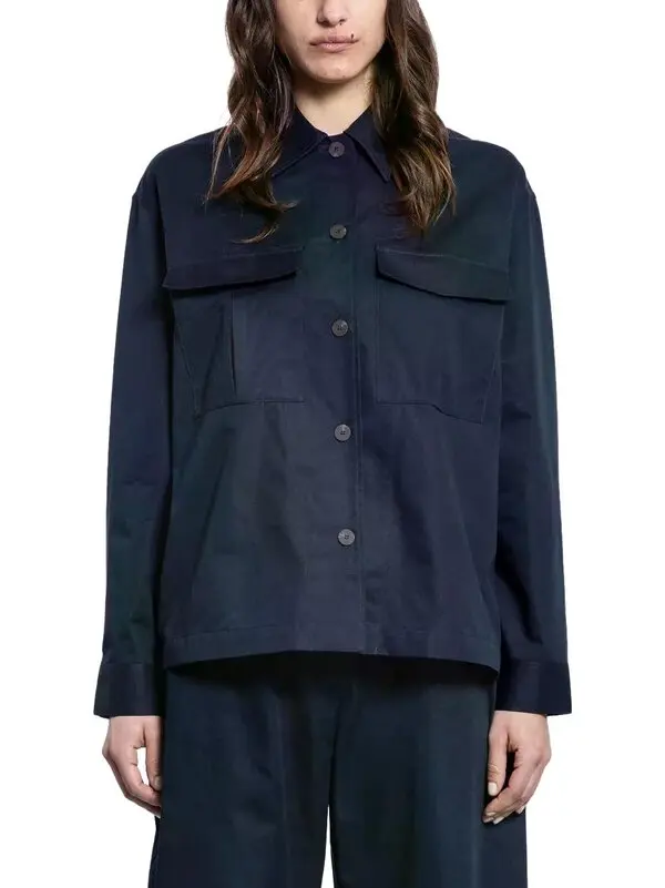 Studio Nicholson Kuke Pocket Overshirt - Blue