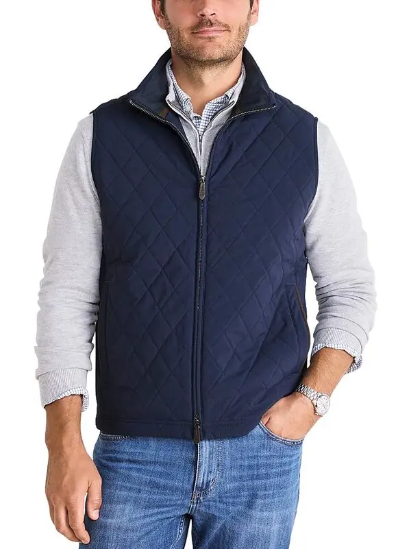 Vineyard Vines Dorset Quilted Vest - Nautical Navy