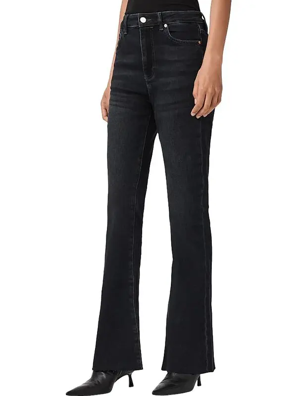 ALLSAINTS Maisie High Rise Flare Leg Jeans - Blue Black
