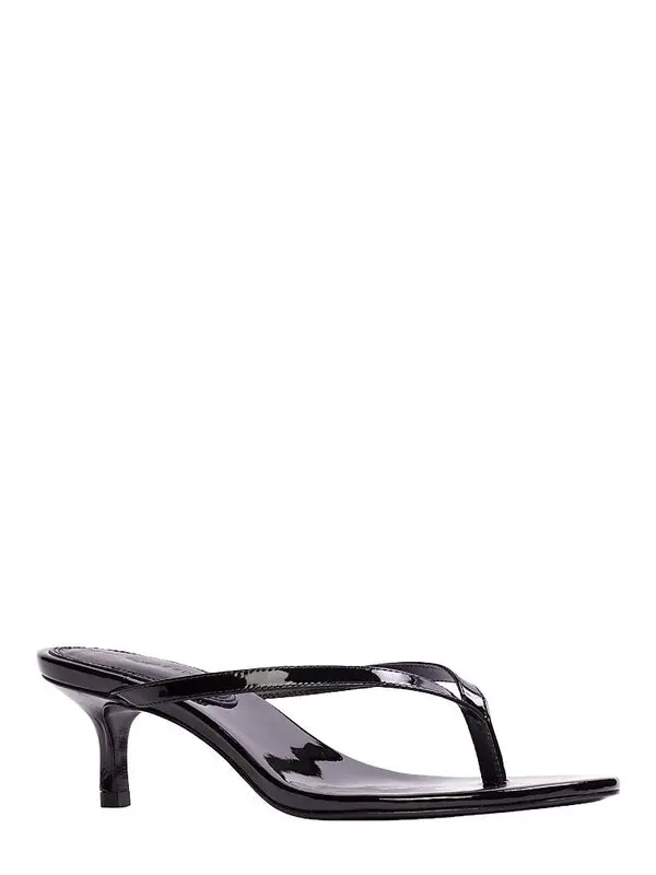 BLACK SUEDE STUDIO Tash 50 Sandals - Black Patent
