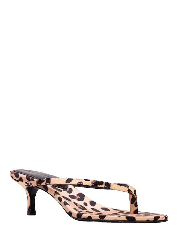 BLACK SUEDE STUDIO Tash 50 Sandals - Cheetah