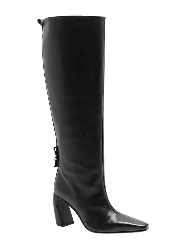 Free People Date Night Tall Boots - Black Leather