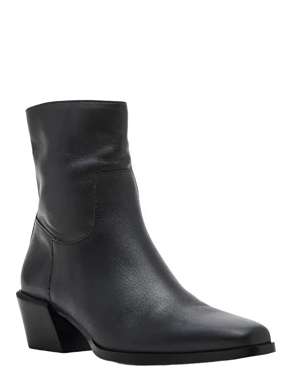 Steve Madden Daney Boots - Black Leather
