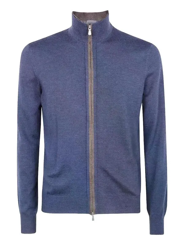GRAN SASSO Long Sleeve Sweater - Blue