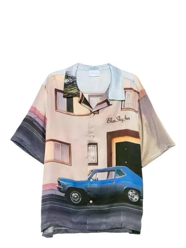 BLUE SKY INN Printed Shirt - Blue