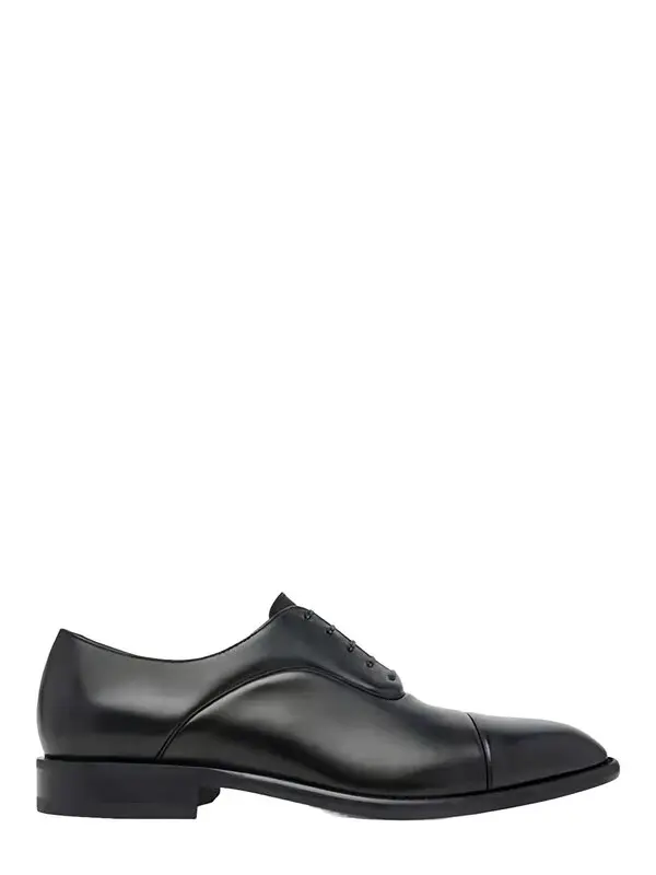 BOSS Leather Oxford Shoes - Black
