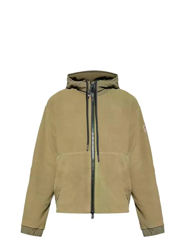 Moncler Zip-up Hoodie - Green