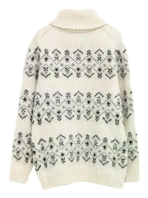 Moncler Patterned Sweater - Neutrals