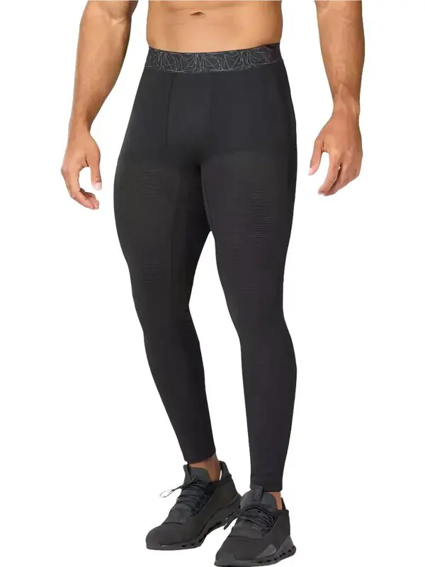 SQUATWOLF Carapace Textured Compression Tights - Black