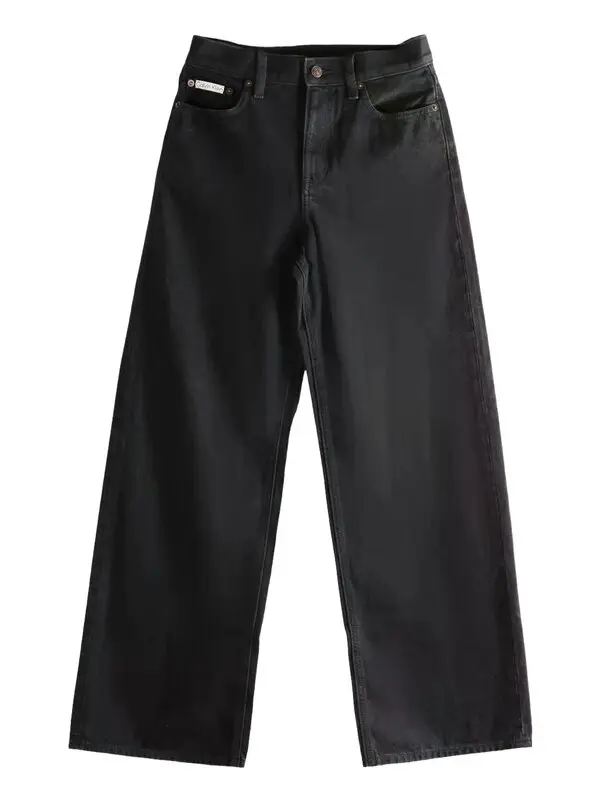 Calvin Klein Wide-leg Jeans - Black