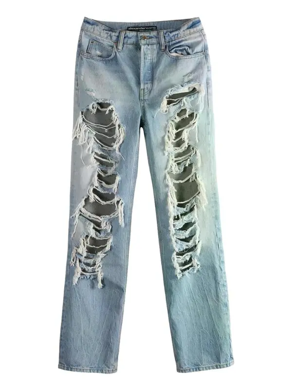Alexander Wang Ripped Jeans - Blue