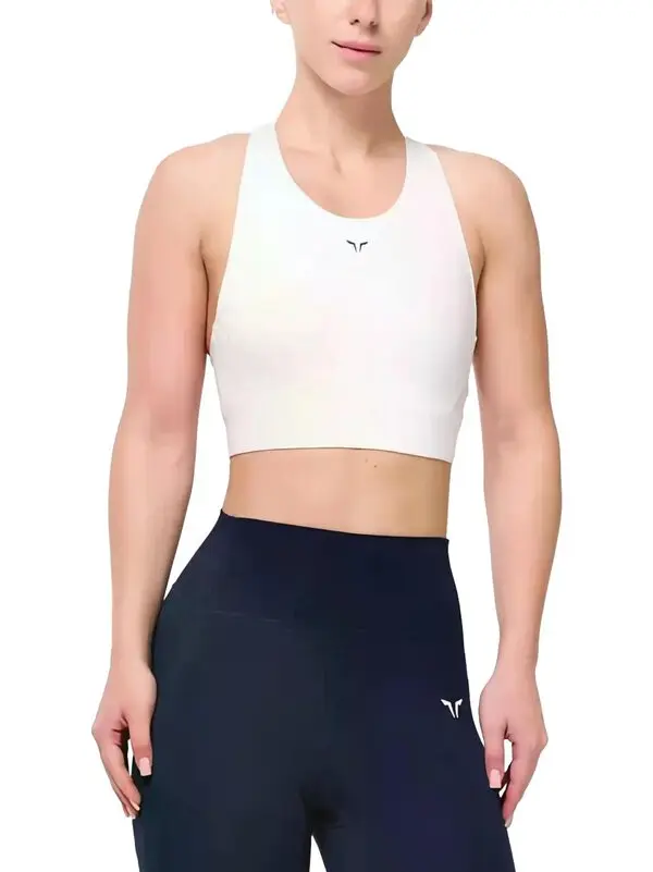 SQUATWOLF Racerback Sports Bra - White
