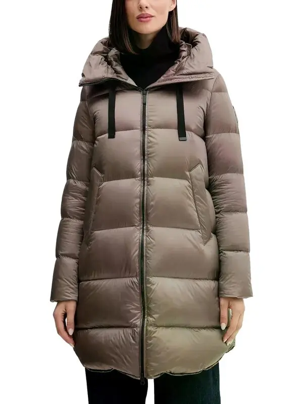 BOMBOOGIE Geneva Hooded Padded Coat - Brown