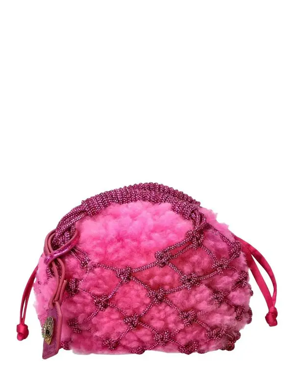 Kurt Geiger Macrame Crystal Tote Bag - Pink