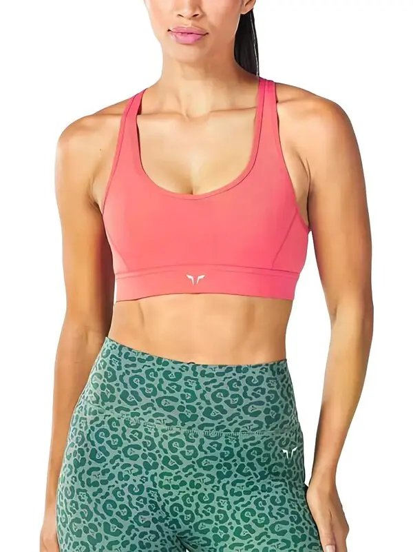 SQUATWOLF Crossback Sports Bra - Pink