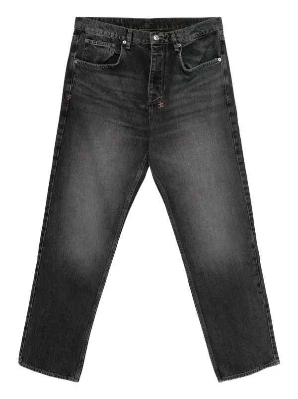 Ksubi Button-fastening Straight Leg Jeans - Black