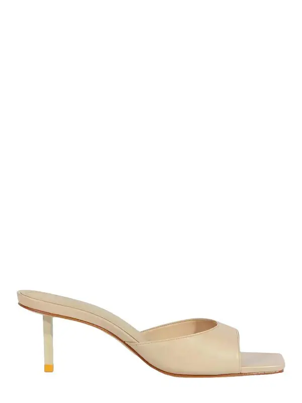 Schutz 60mm Dethalia Square-toe Sandals - Neutrals