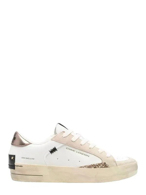 CRIME LONDON Sk8 Deluxe Sneakers - White