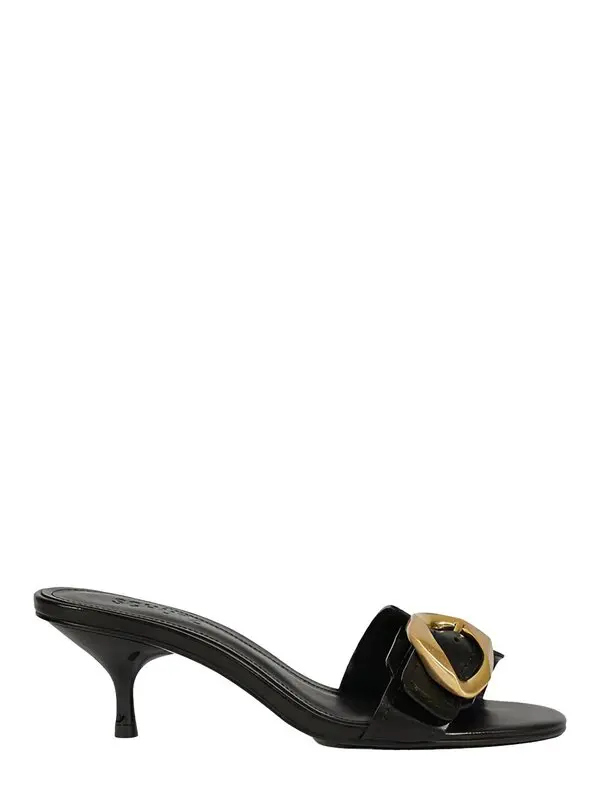 Schutz 50 Mm Olga Buckle-detail Sandals - Black