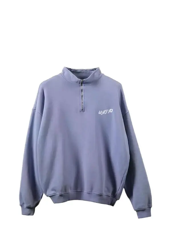 WHYAT Half-zip Sweatshirt - Purple