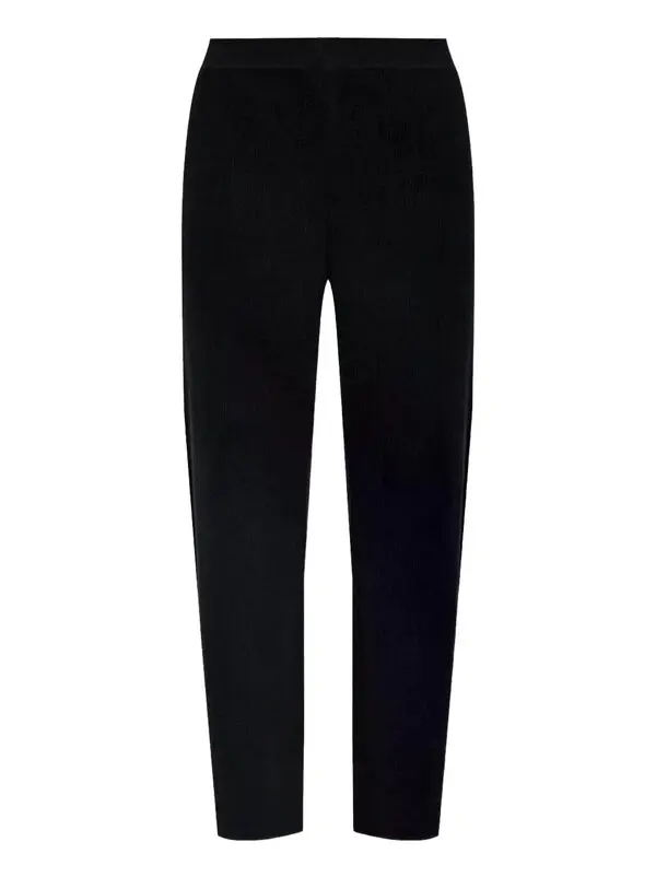Cult Gaia Sonny Ribbed Trousers - Black