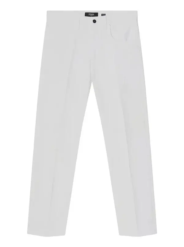 Fendi Regular Jeans - White